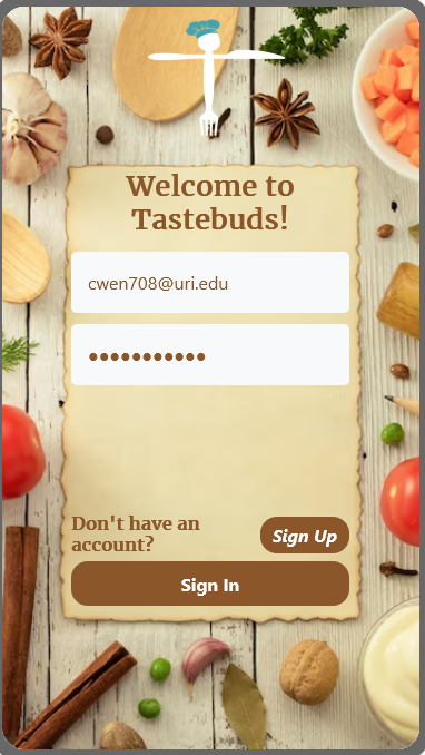 Instructions - Tastebuds